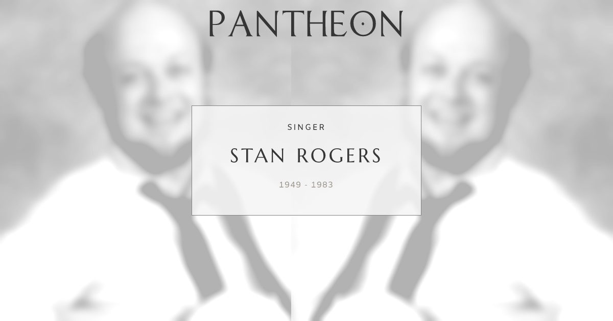 Stan Rogers Biography | Pantheon