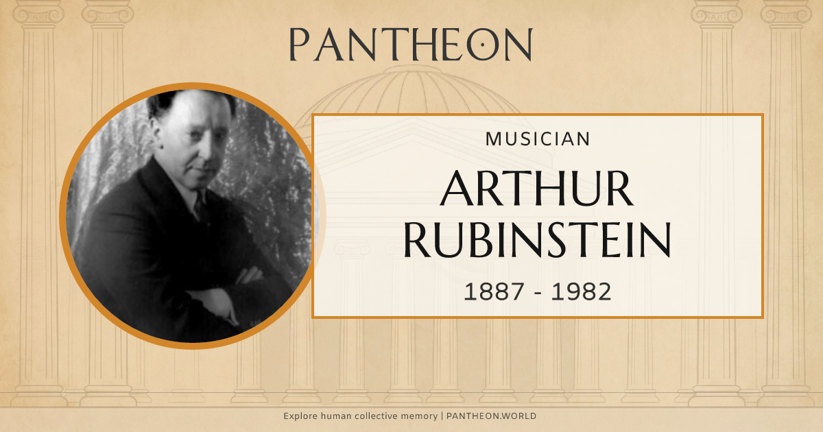 Arthur Rubinstein Biography | Pantheon