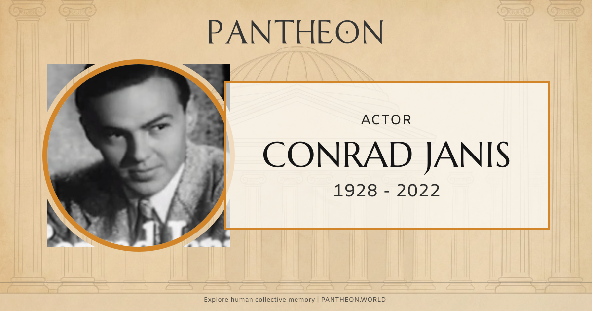 Conrad Janis Biography | Pantheon