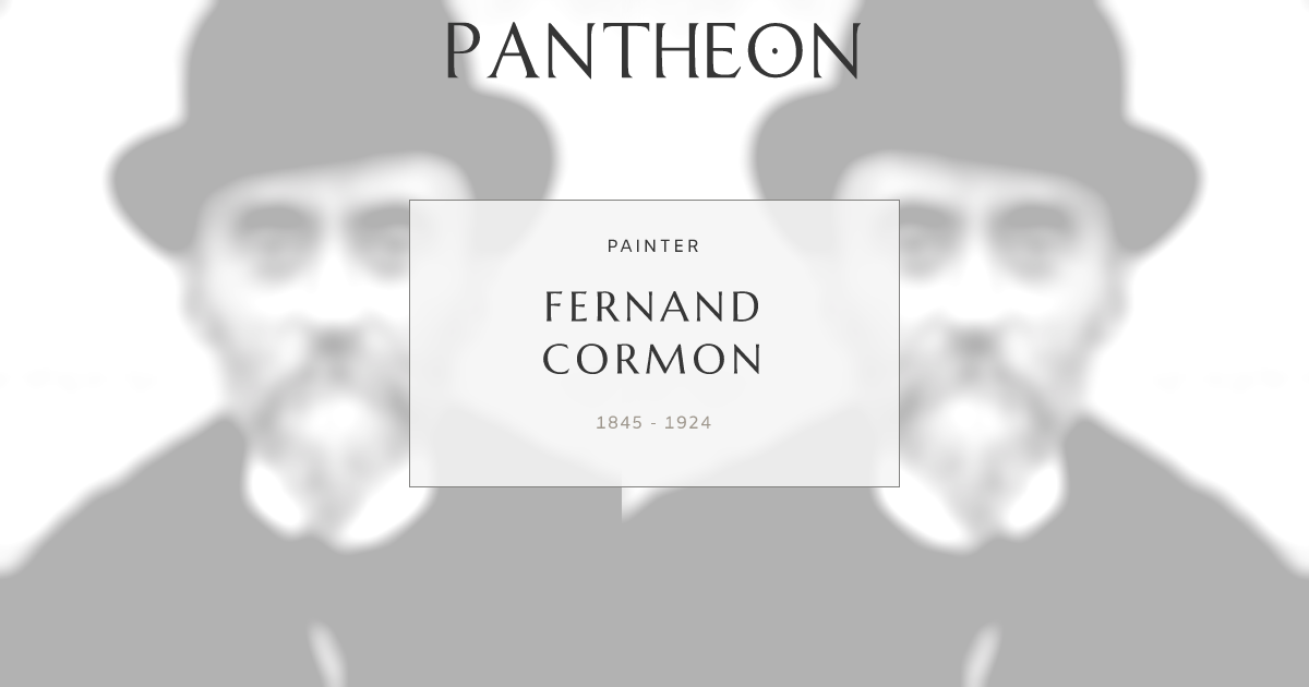 Fernand Cormon Biography | Pantheon