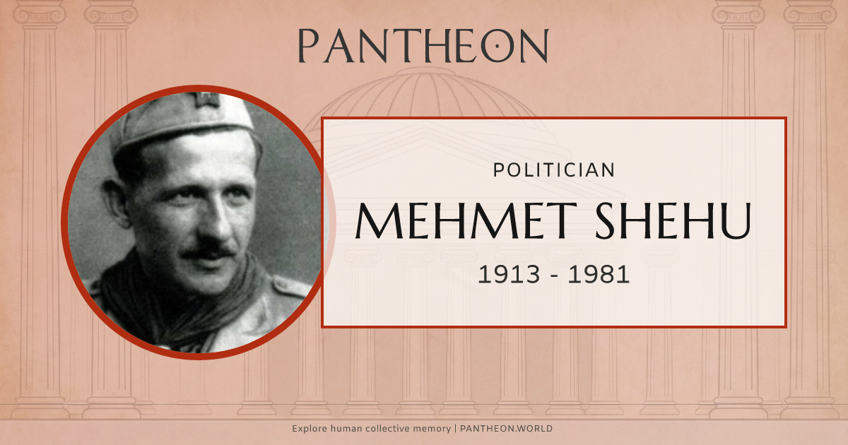 Mehmet Shehu Biography | Pantheon