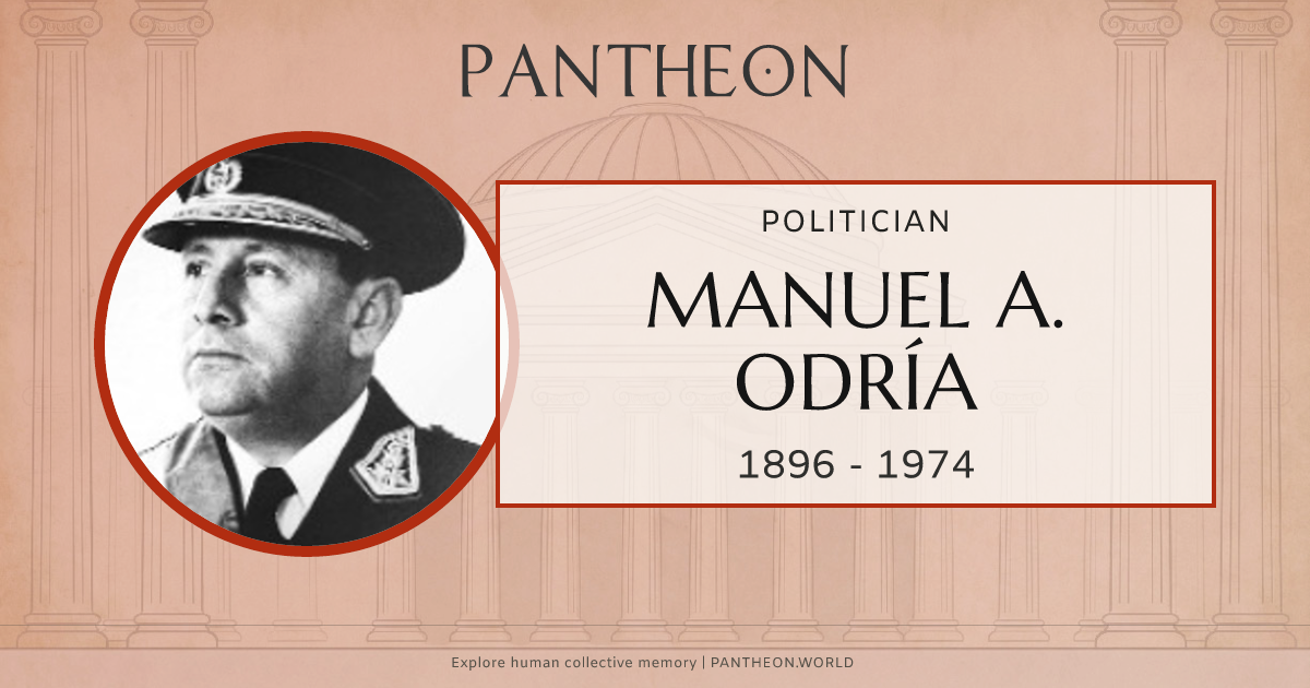 Manuel A. Odría Biography | Pantheon