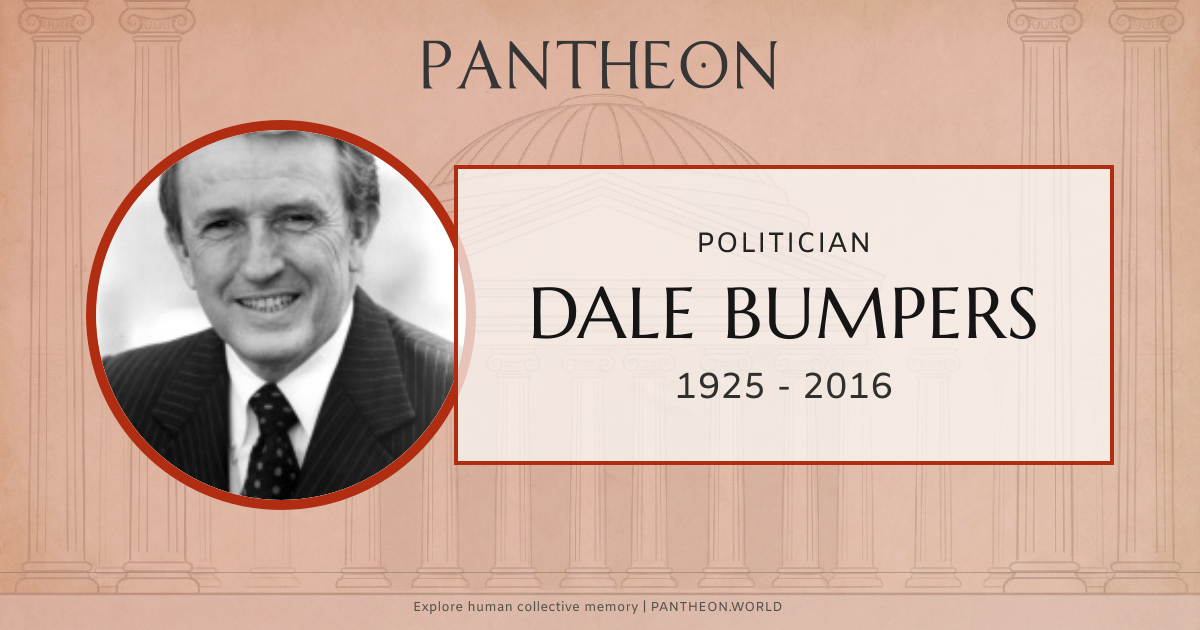 Dale Bumpers Biography | Pantheon