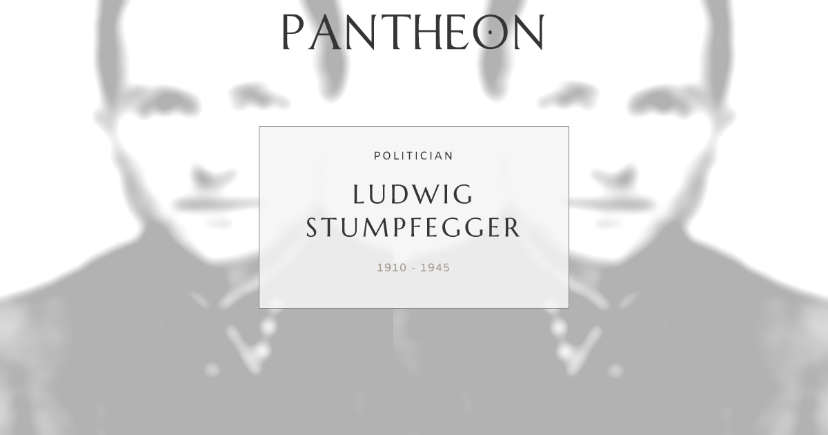 Ludwig Stumpfegger Biography | Pantheon
