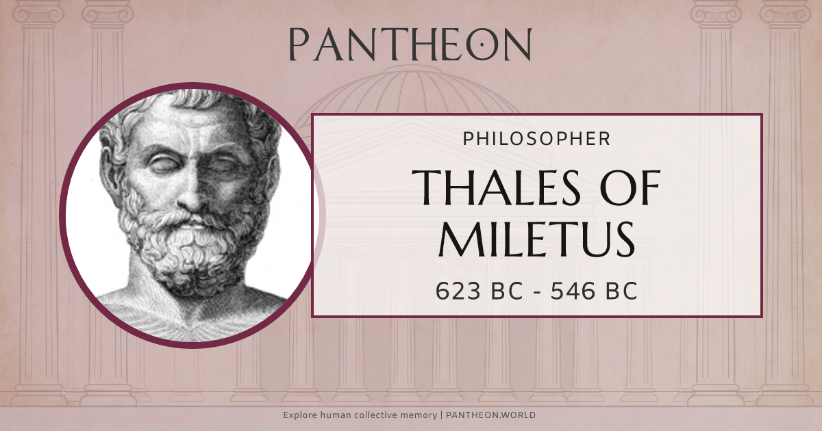 Thales of Miletus Biography | Pantheon