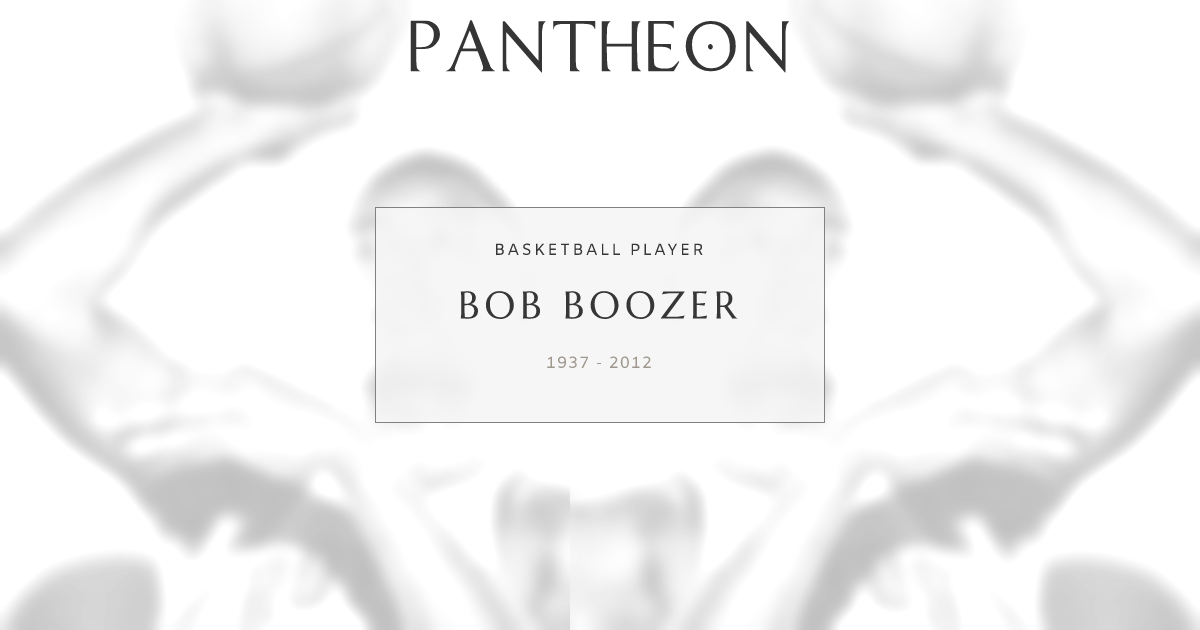 Bob Boozer Biography | Pantheon
