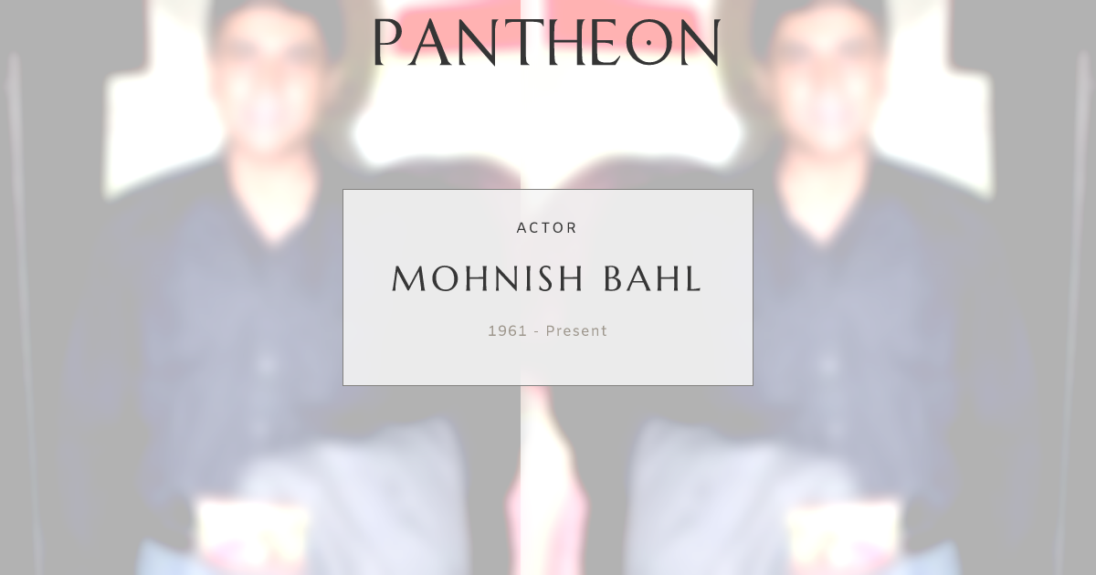 Mohnish Bahl Biography | Pantheon