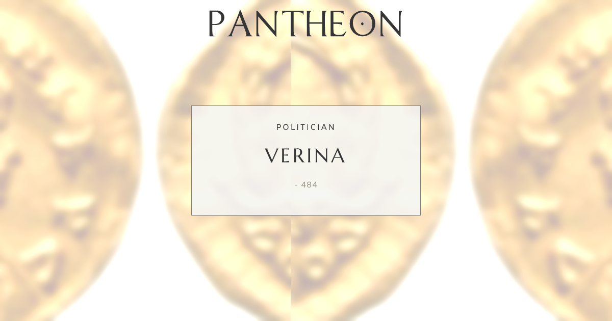 Verina Biography | Pantheon