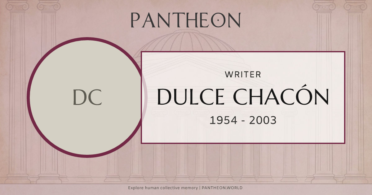Dulce Chacón Biography | Pantheon