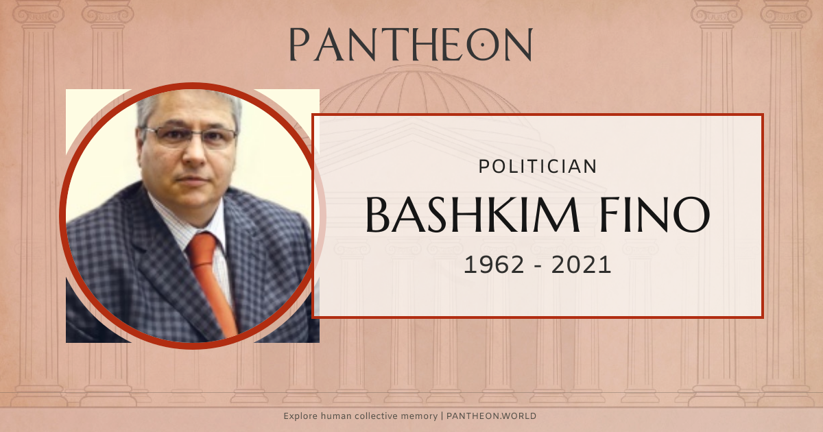 Bashkim Fino Biography | Pantheon