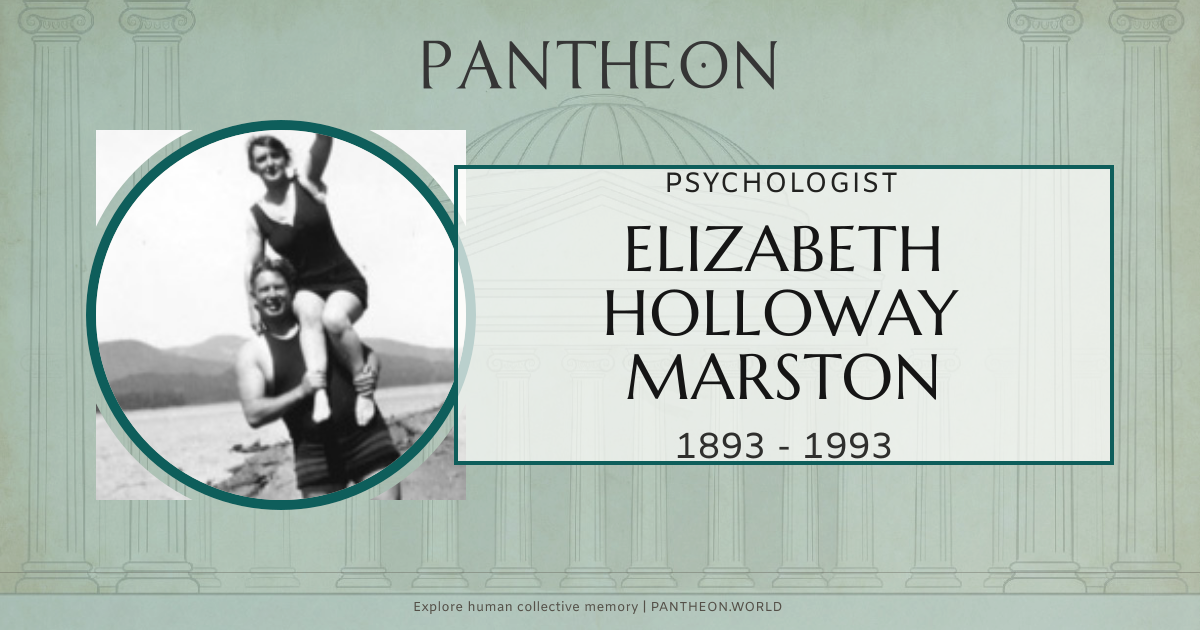 Elizabeth Holloway Marston Biography | Pantheon