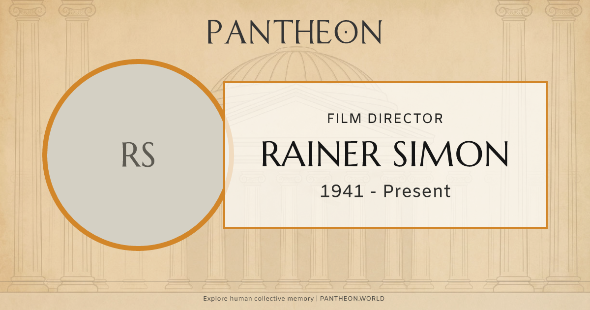 Rainer Simon Biography | Pantheon