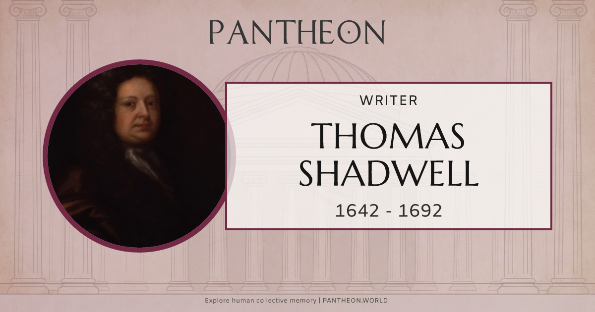 Thomas Shadwell Biography | Pantheon
