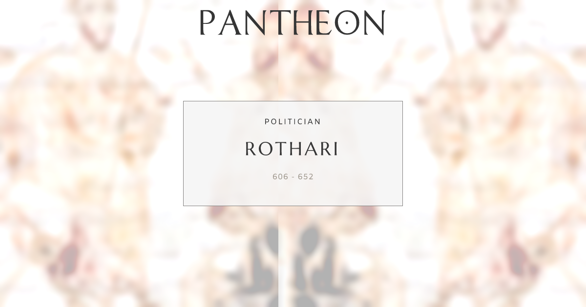 Rothari Biography | Pantheon