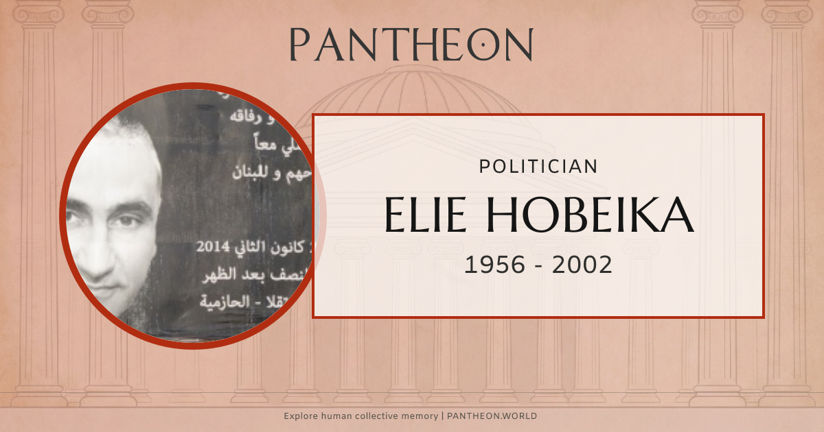 Elie Hobeika Biography | Pantheon