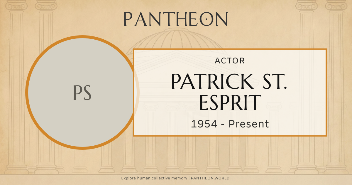 Patrick St. Esprit Biography | Pantheon