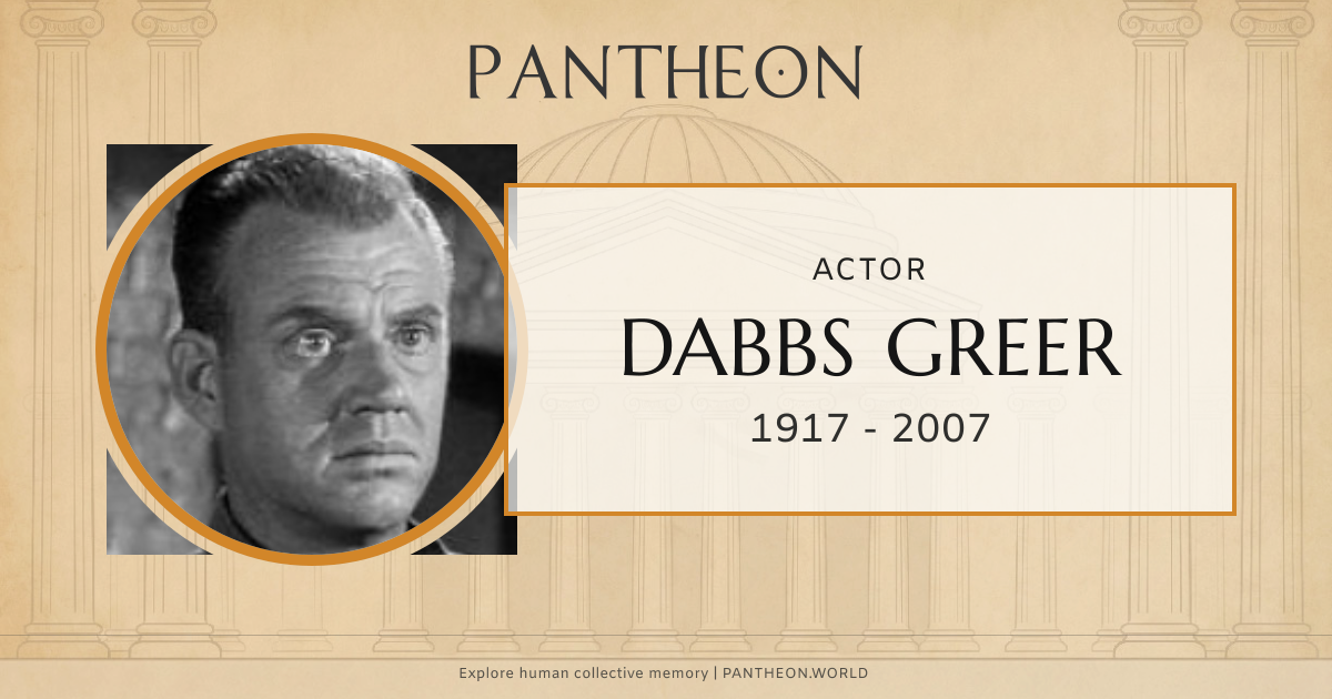 Dabbs Greer Biography | Pantheon