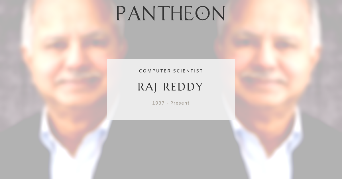 Raj Reddy Biography | Pantheon