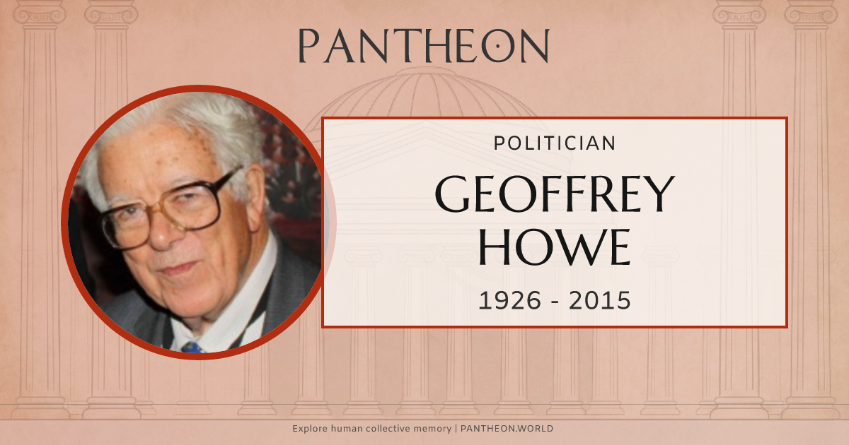 Geoffrey Howe Biography | Pantheon