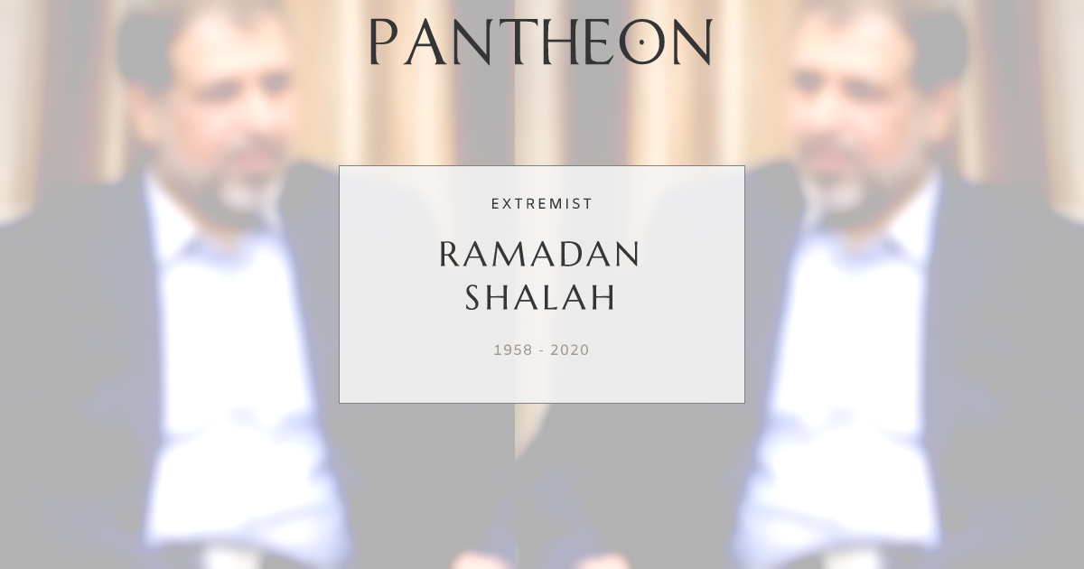 Ramadan Shalah Biography | Pantheon