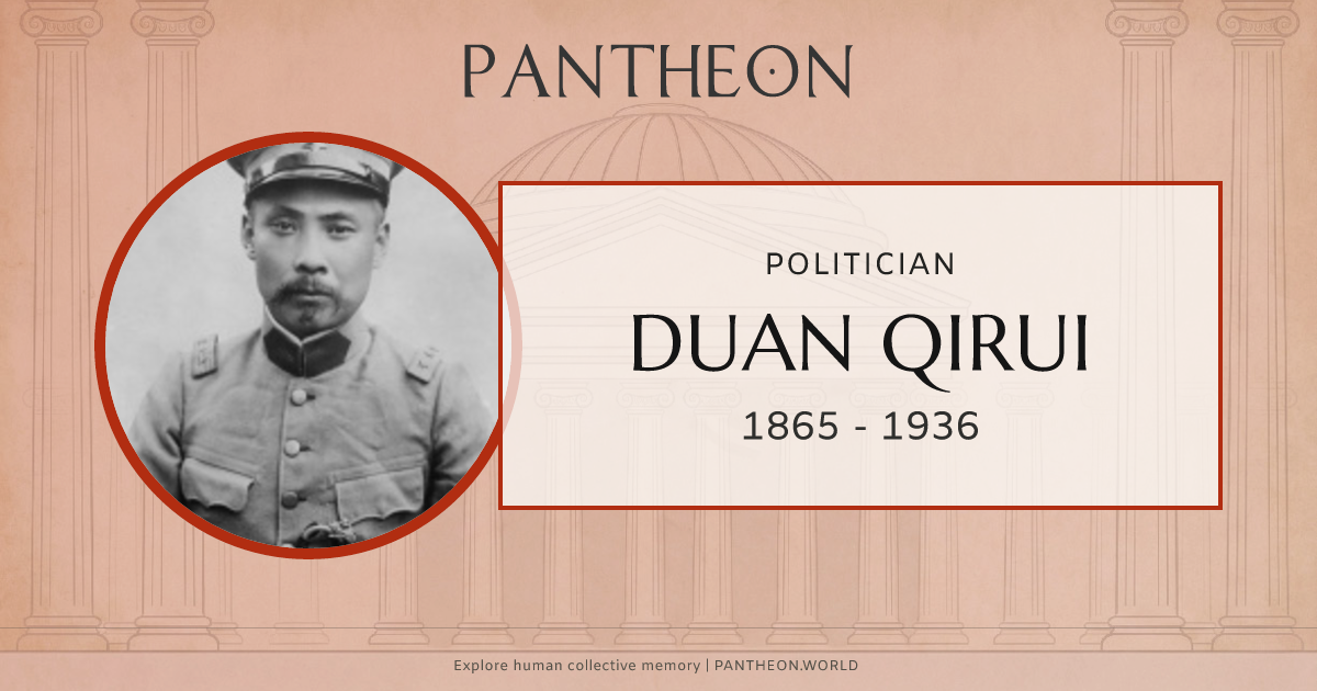 Duan Qirui Biography | Pantheon