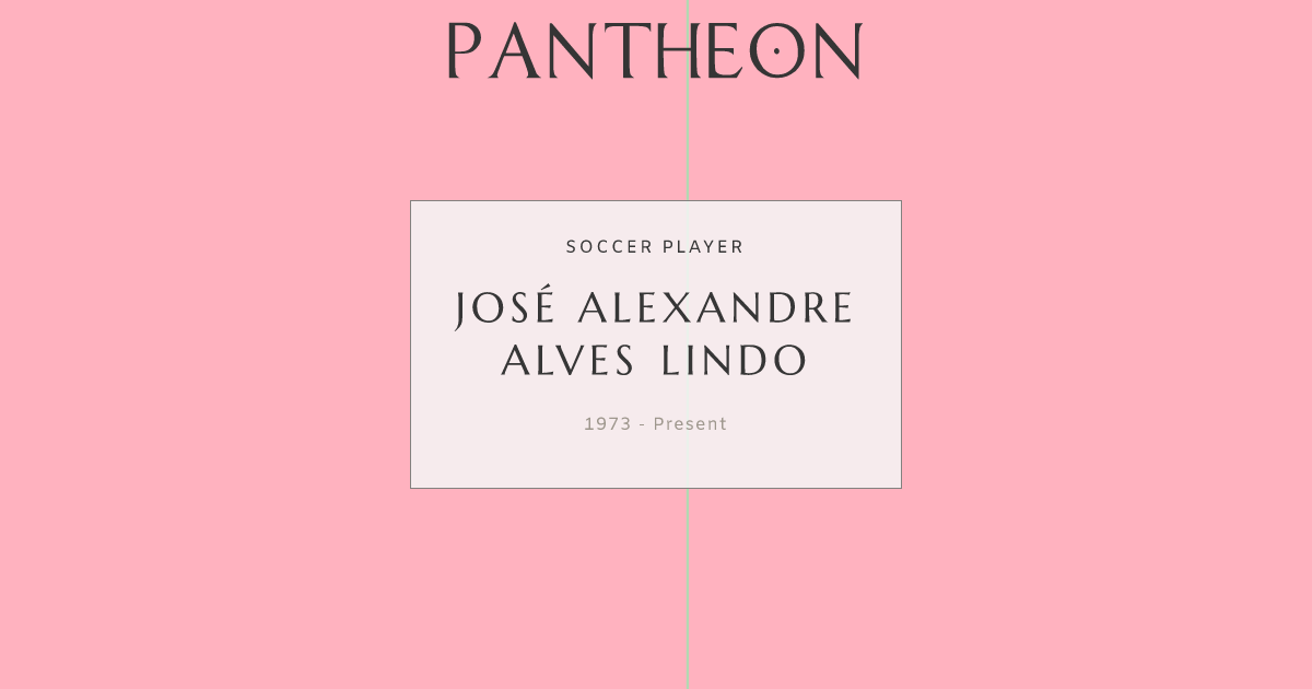 José Alexandre Alves Lindo Biography | Pantheon