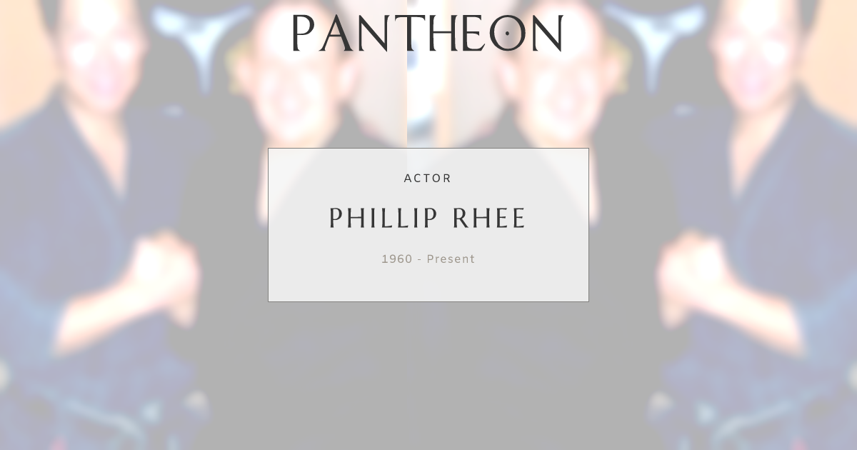 Phillip Rhee Biography | Pantheon