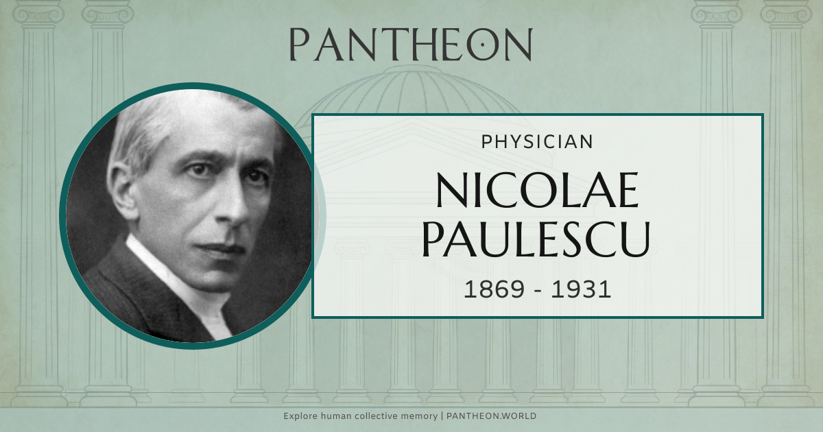 Nicolae Paulescu Biography | Pantheon