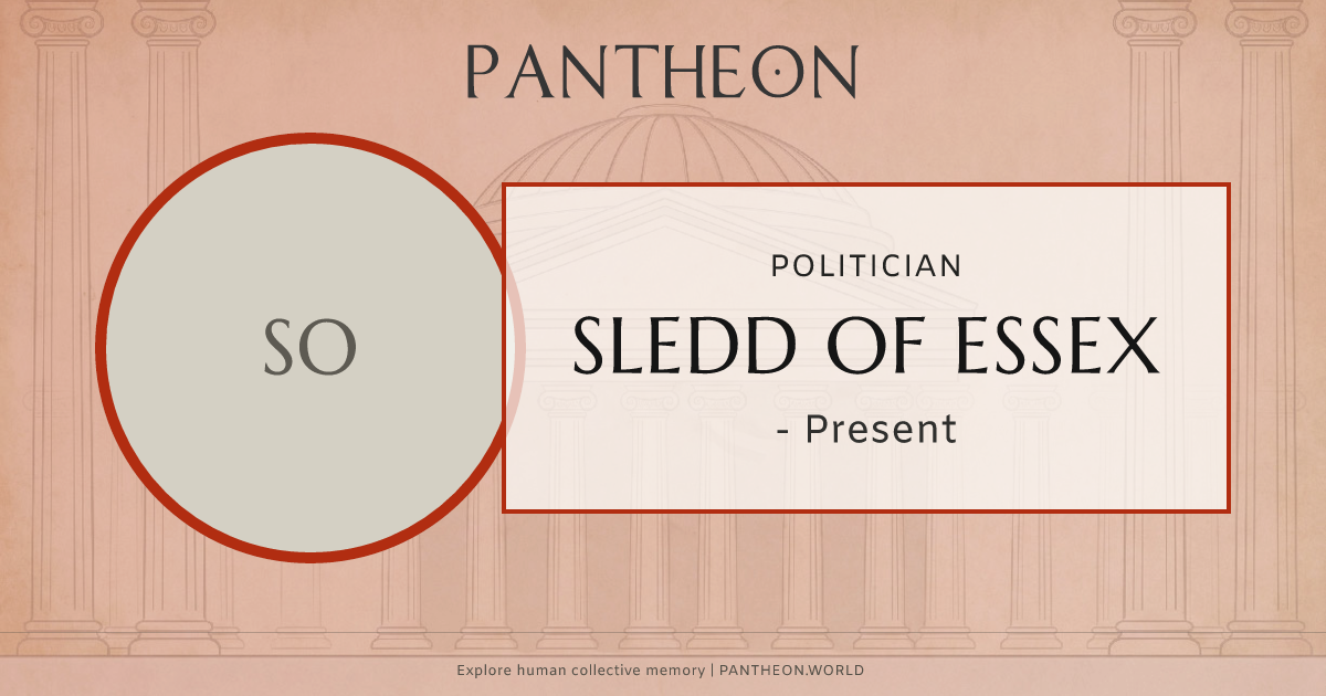 Sledd of Essex Biography | Pantheon