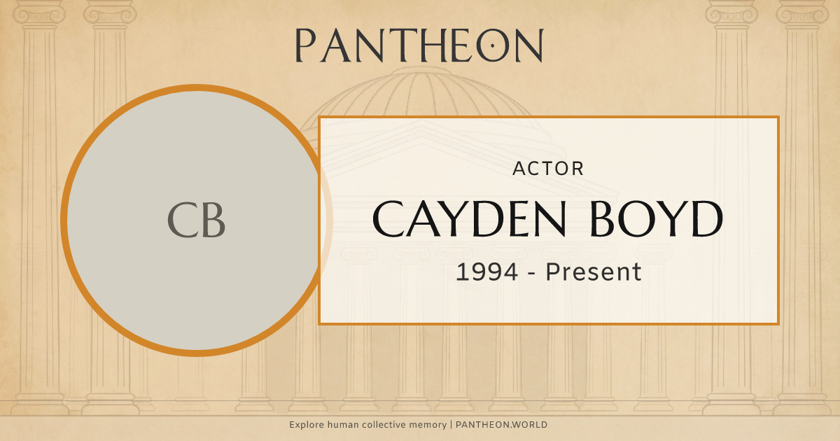 Cayden Boyd Biography | Pantheon