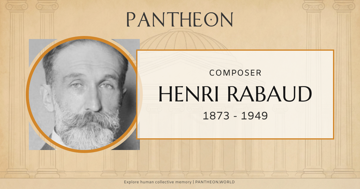 Henri Rabaud Biography | Pantheon