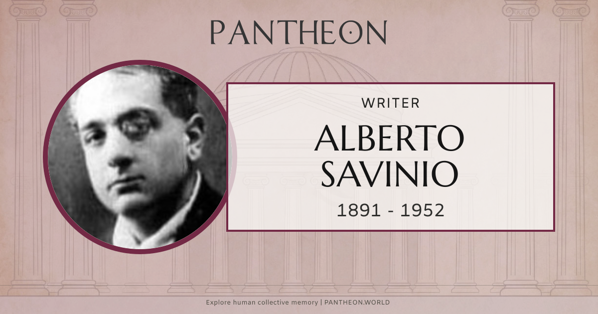 Alberto Savinio Biography | Pantheon