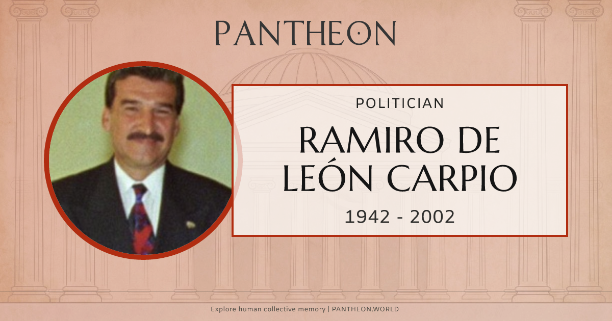 Ramiro de León Carpio Biography | Pantheon
