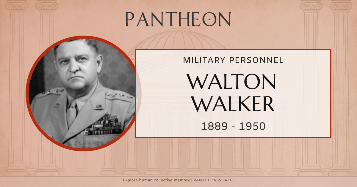 Walton Walker Biography | Pantheon