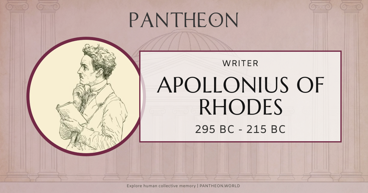 Apollonius of Rhodes Biography | Pantheon