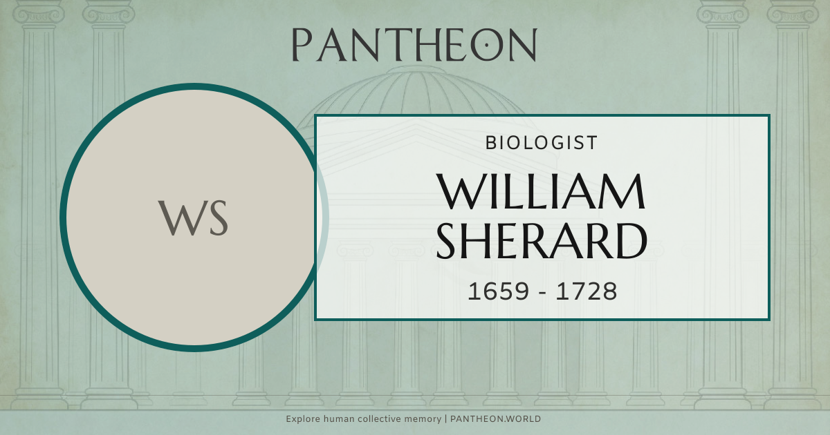William Sherard Biography | Pantheon