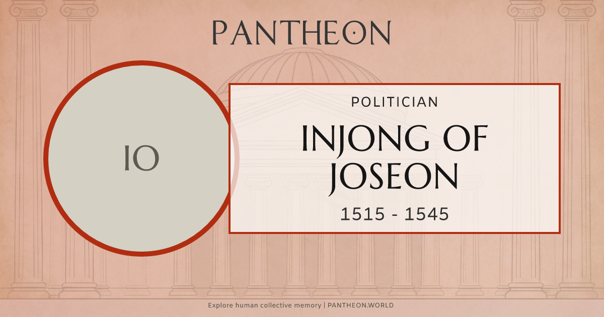 Injong of Joseon Biography | Pantheon