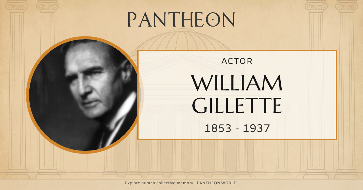 William Gillette Biography | Pantheon