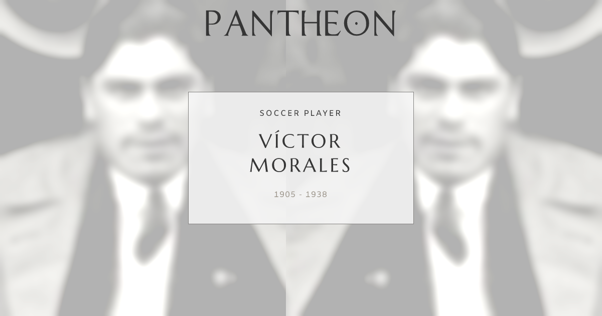 Víctor Morales Biography | Pantheon