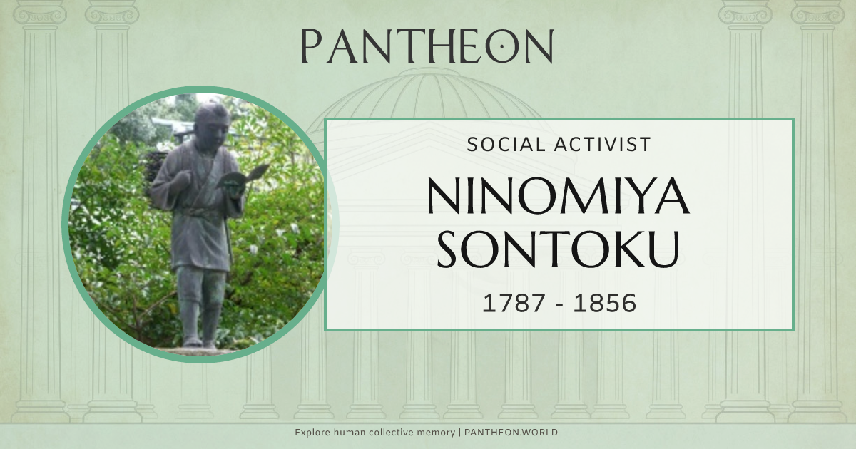 Ninomiya Sontoku Biography | Pantheon