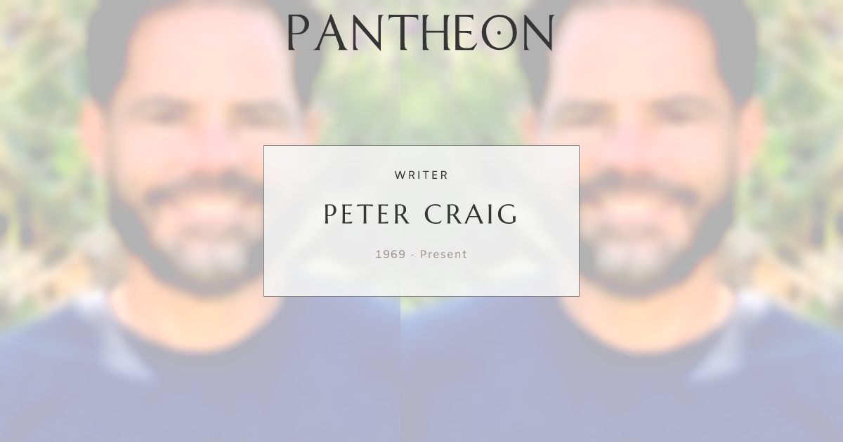 Peter Craig Biography | Pantheon