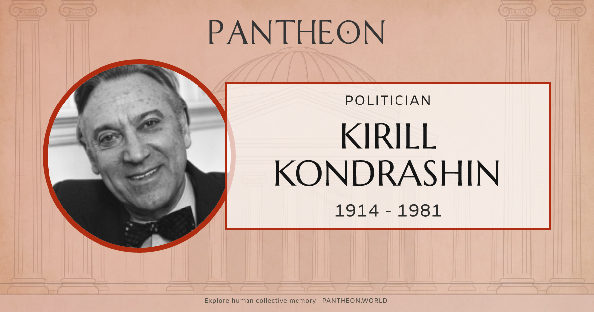 Kirill Kondrashin Biography | Pantheon
