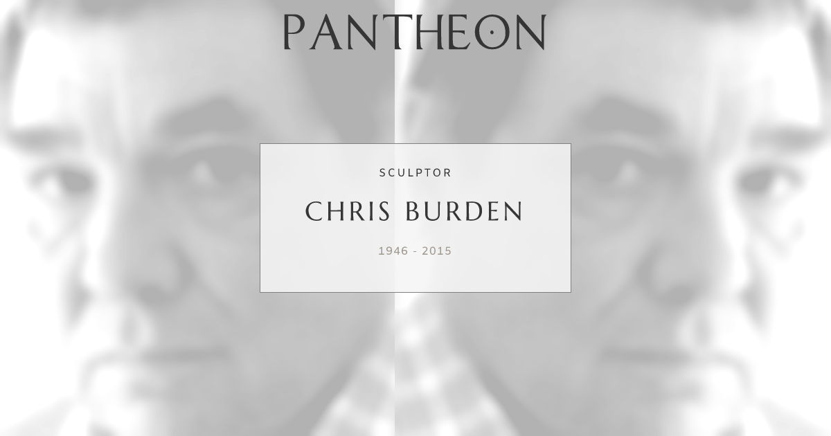 Chris Burden Biography | Pantheon