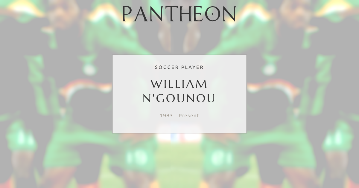 William N'Gounou Biography | Pantheon