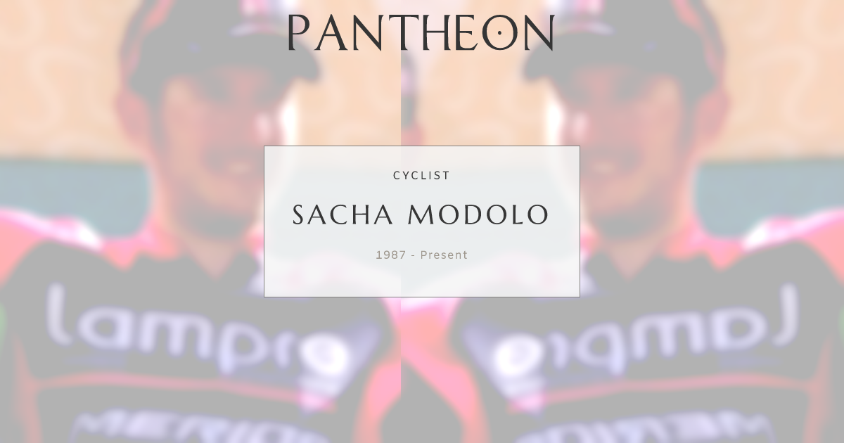 Sacha Modolo Biography | Pantheon