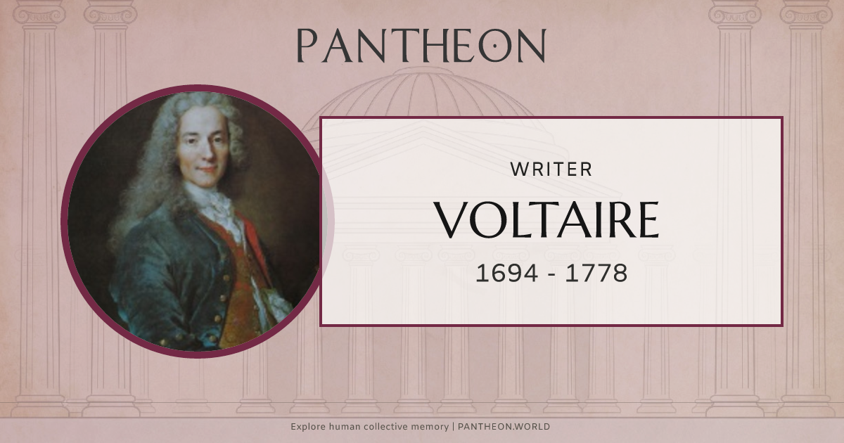 Voltaire Biography | Pantheon