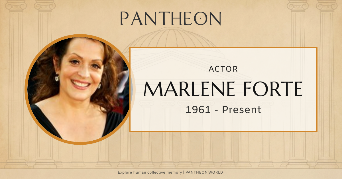 Marlene Forte Biography | Pantheon