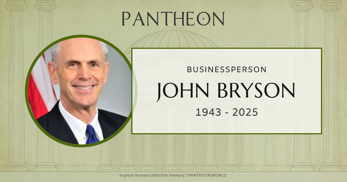 John Bryson Biography | Pantheon