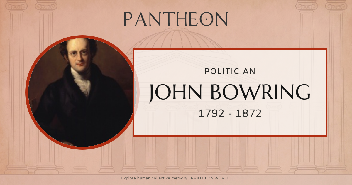 John Bowring Biography | Pantheon