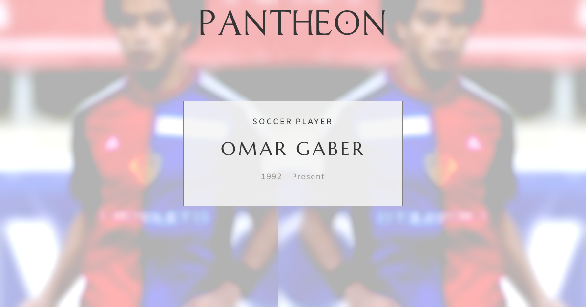 Omar Gaber Biography | Pantheon